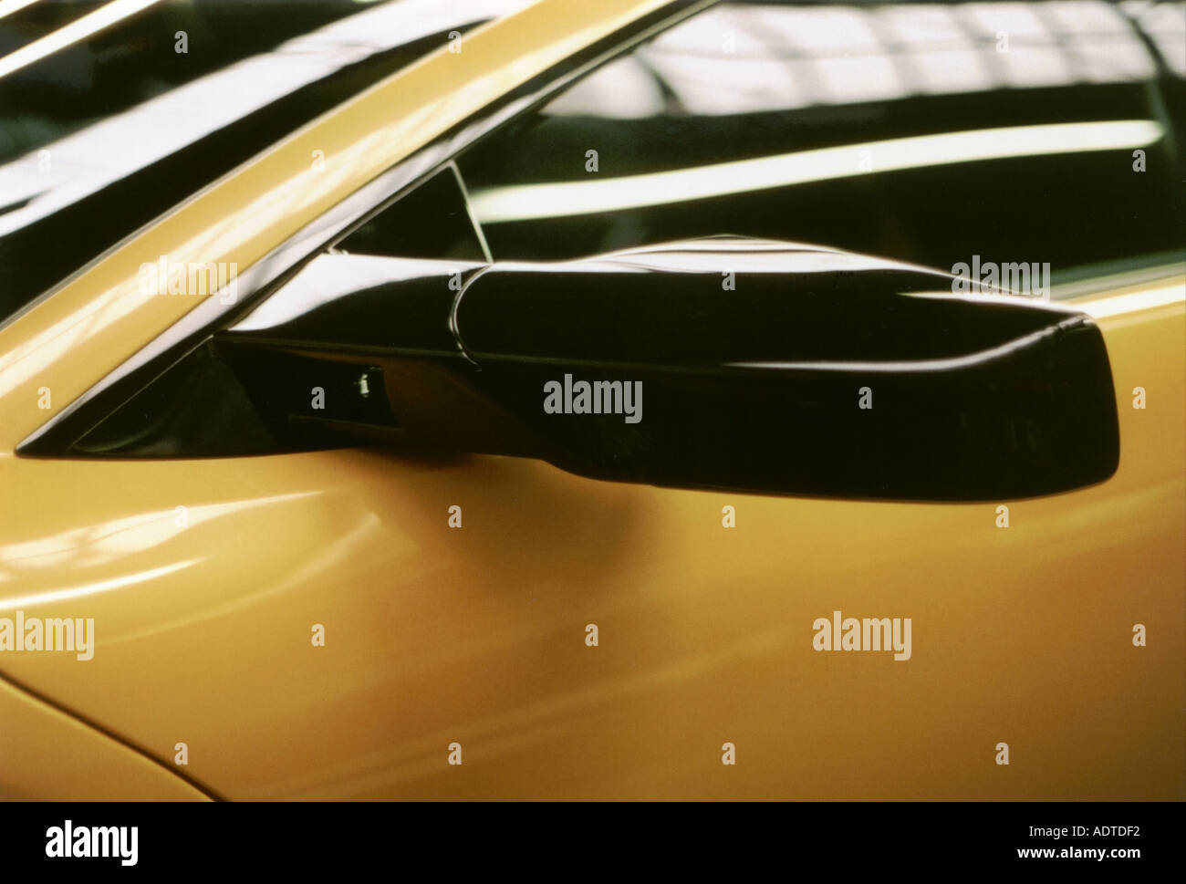 Lamborghini Murcielago mirror showing sleek sophistication Stock Photo ...