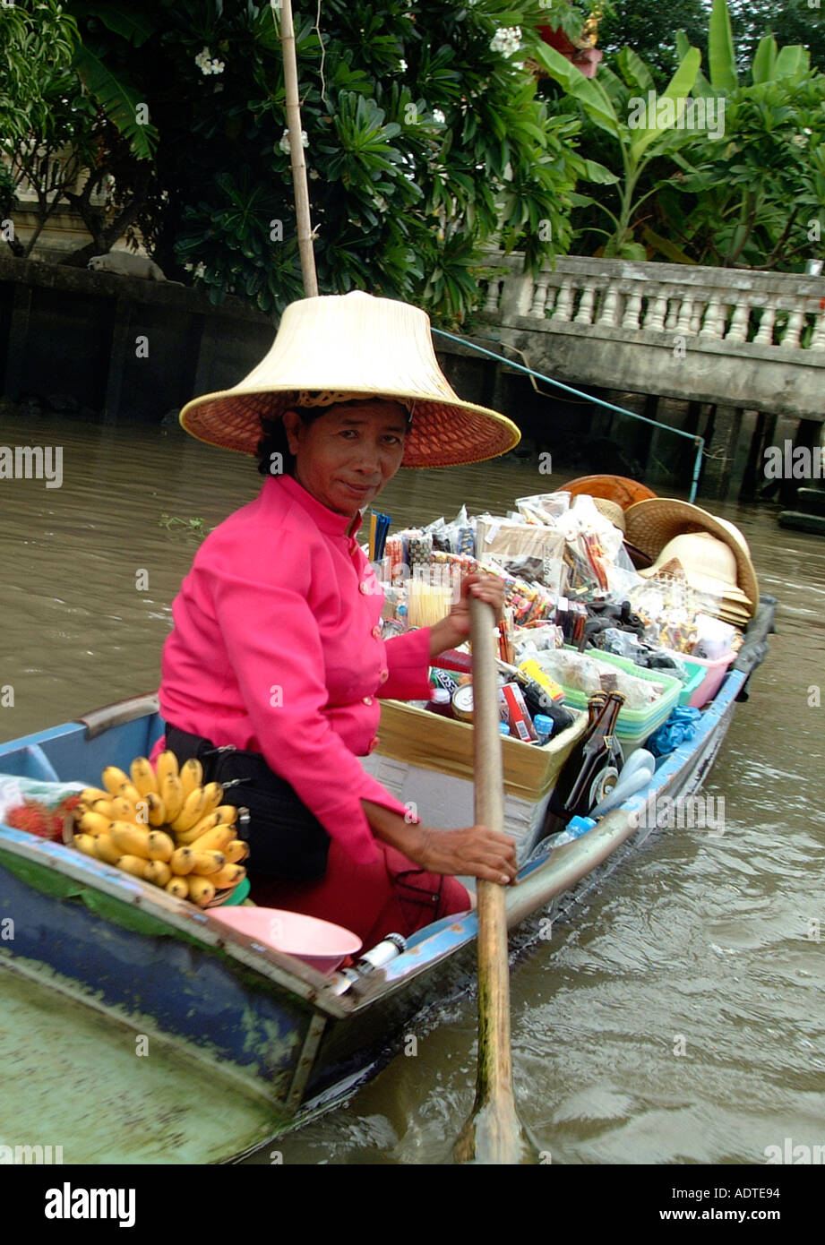 Thailand Bangkok River Trader Stock Photo - Alamy