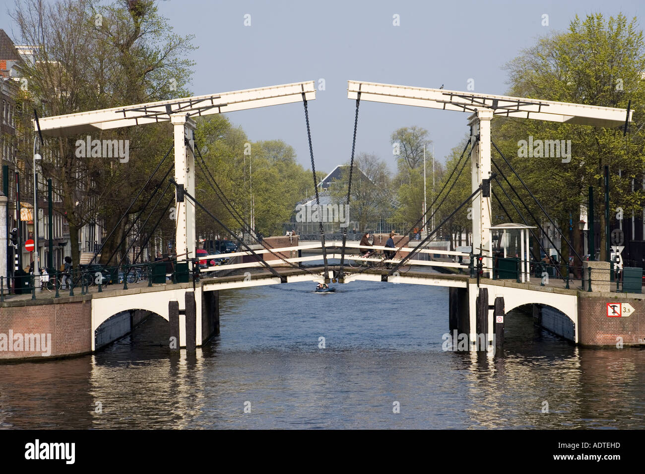 Swing Bridge Amsterdam Netherlands Stock Photo - Alamy