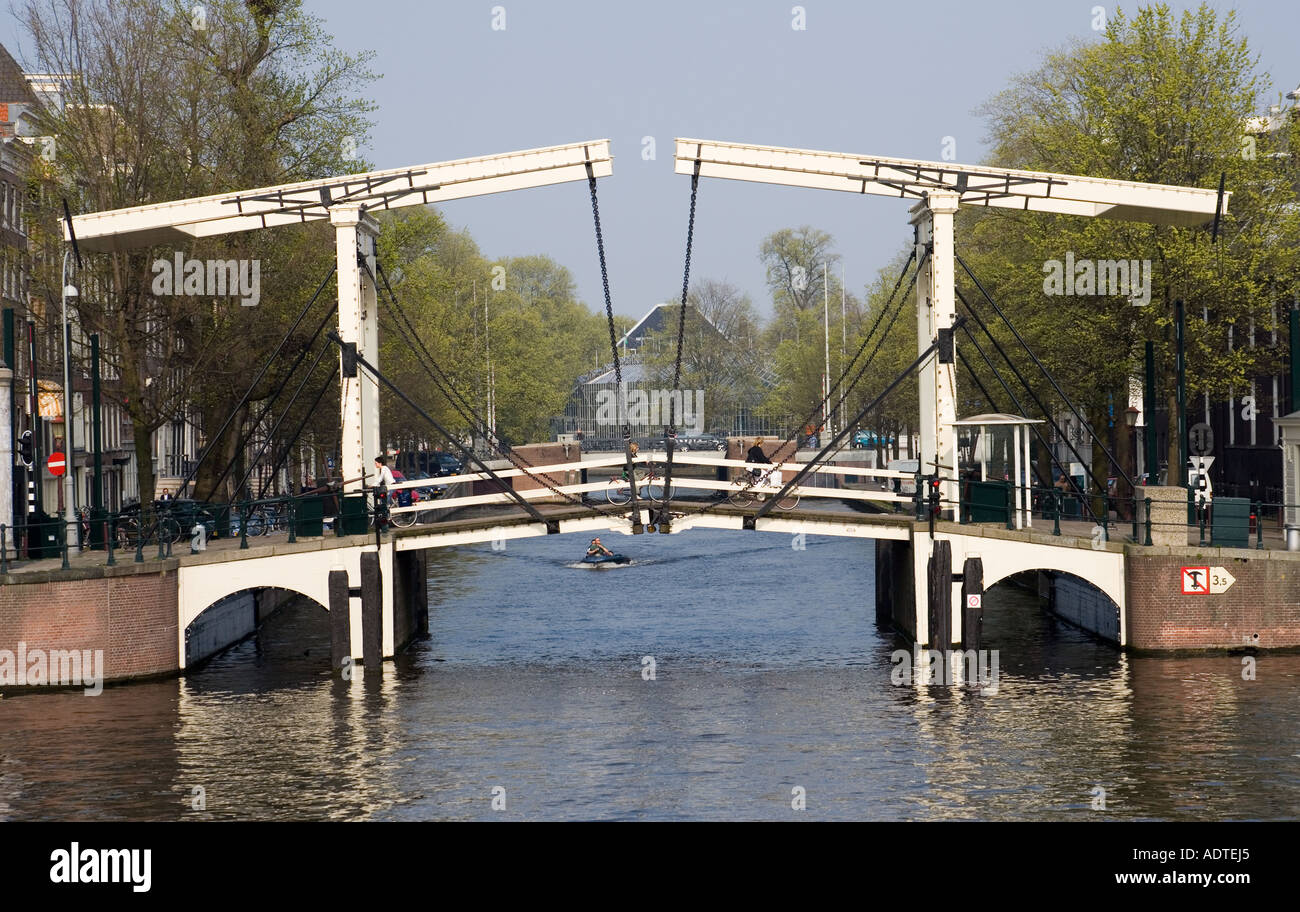 Swing Bridge Amsterdam Netherlands Stock Photo - Alamy