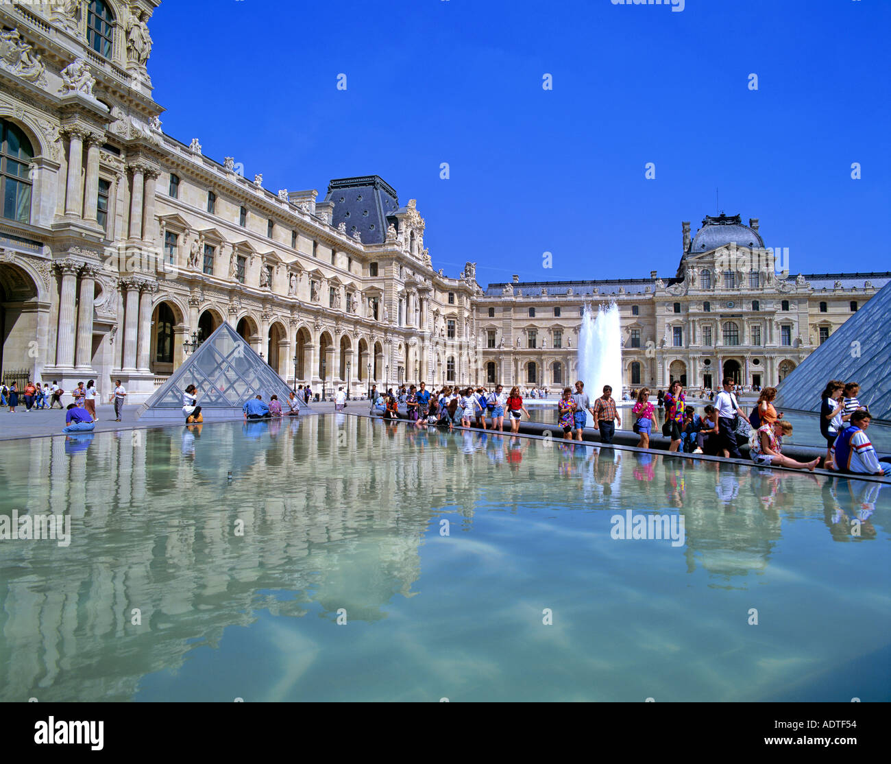 The Louvre Palace Paris France Stock Photo - Alamy