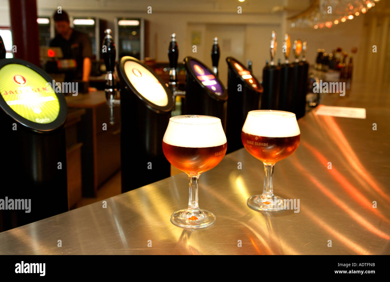 Denmark Copenhagen Carlsberg brewery beer bar Stock Photo - Alamy