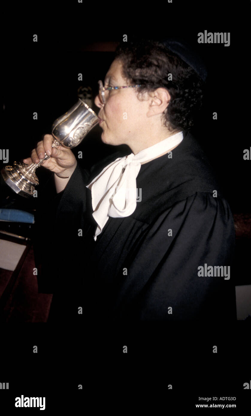 Jackie Tabick was ordained as Britain’s first woman rabbi in 1975 Stock ...