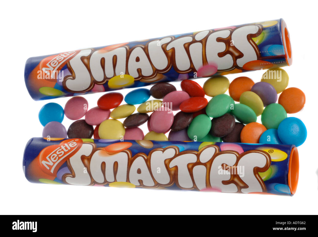 Old style tube of Smarties Stock Photo: 4403297 - Alamy