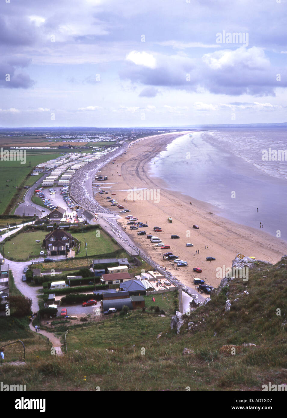 View from Brean Down Stock Photo - Alamy