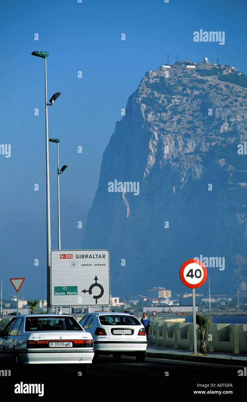 the road to gibraltar Stock Photo - Alamy