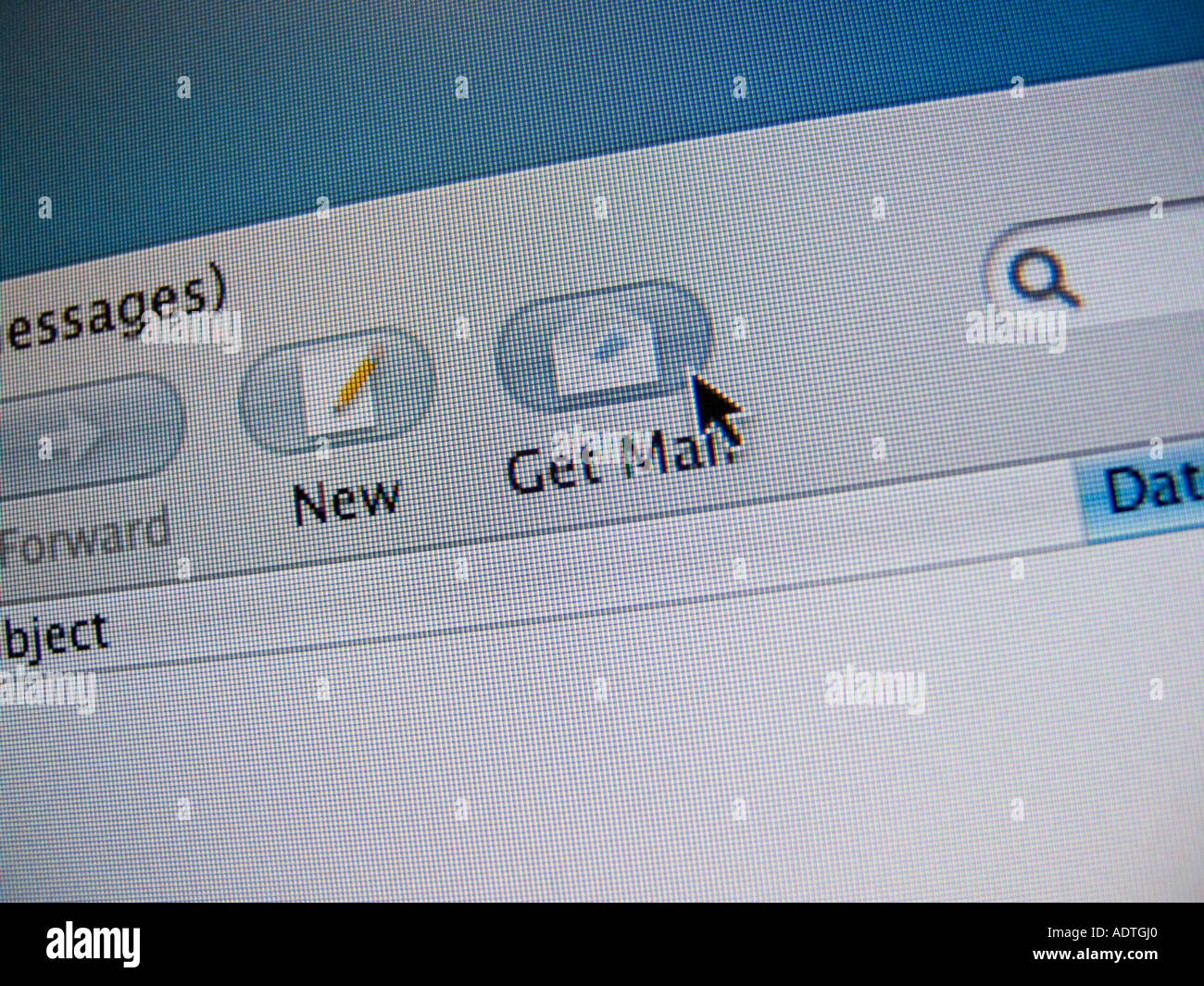 e mail on an apple mac computer Stock Photo - Alamy