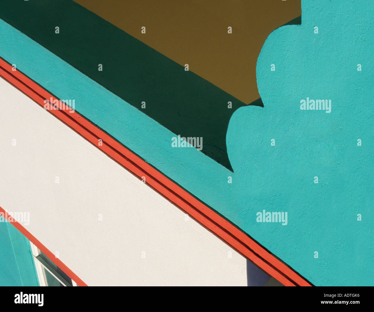 Art Deco Florida. Wall design decoration. Historic Art Deco District ...