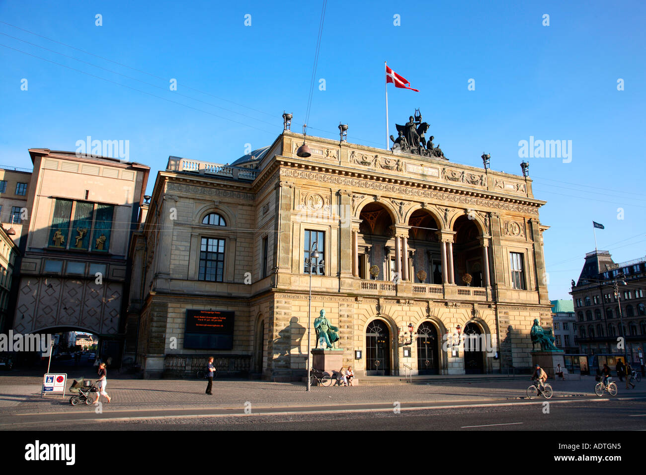 Denmark Copenhagen old opera house Stock Photo - Alamy