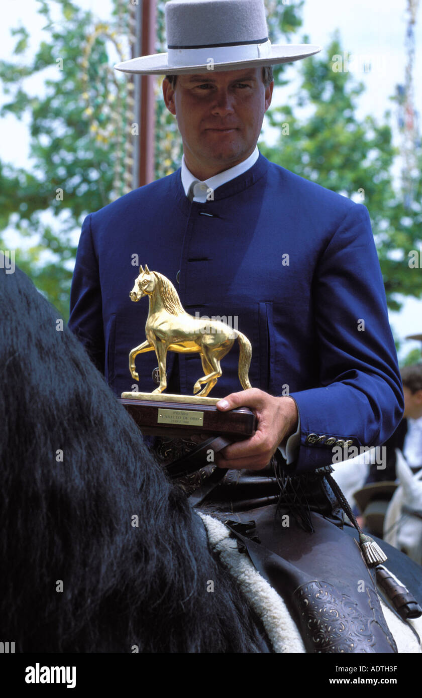 Jerez de la Frontera rejoneador Fermin Bohorquez showing the caballo de ...