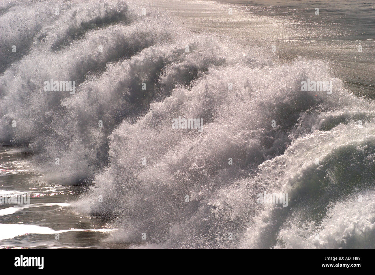 breaking wave white water Stock Photo - Alamy