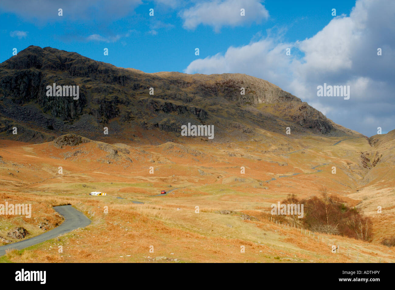 Hard knott pass road hi-res stock photography and images - Alamy