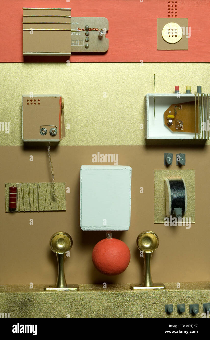 Modernist Structure - little built model Stock Photo - Alamy