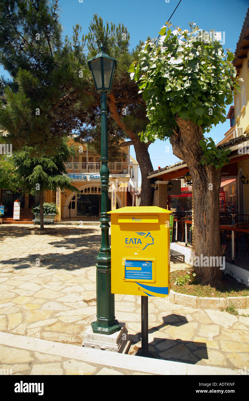 Postbox mailbox greece greek hi-res stock photography and images - Alamy