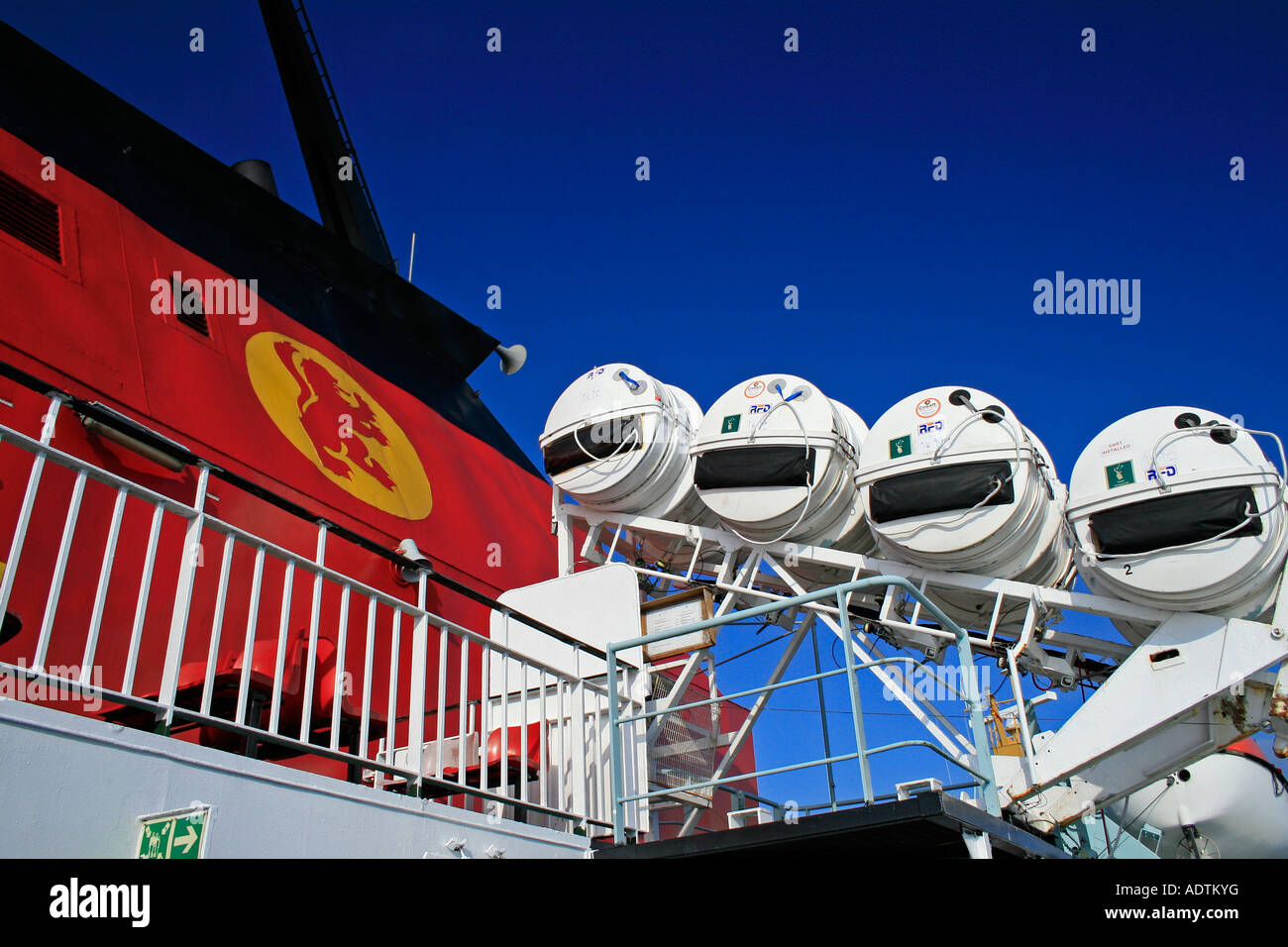 Safety equipment on ferry hi-res stock photography and images - Alamy