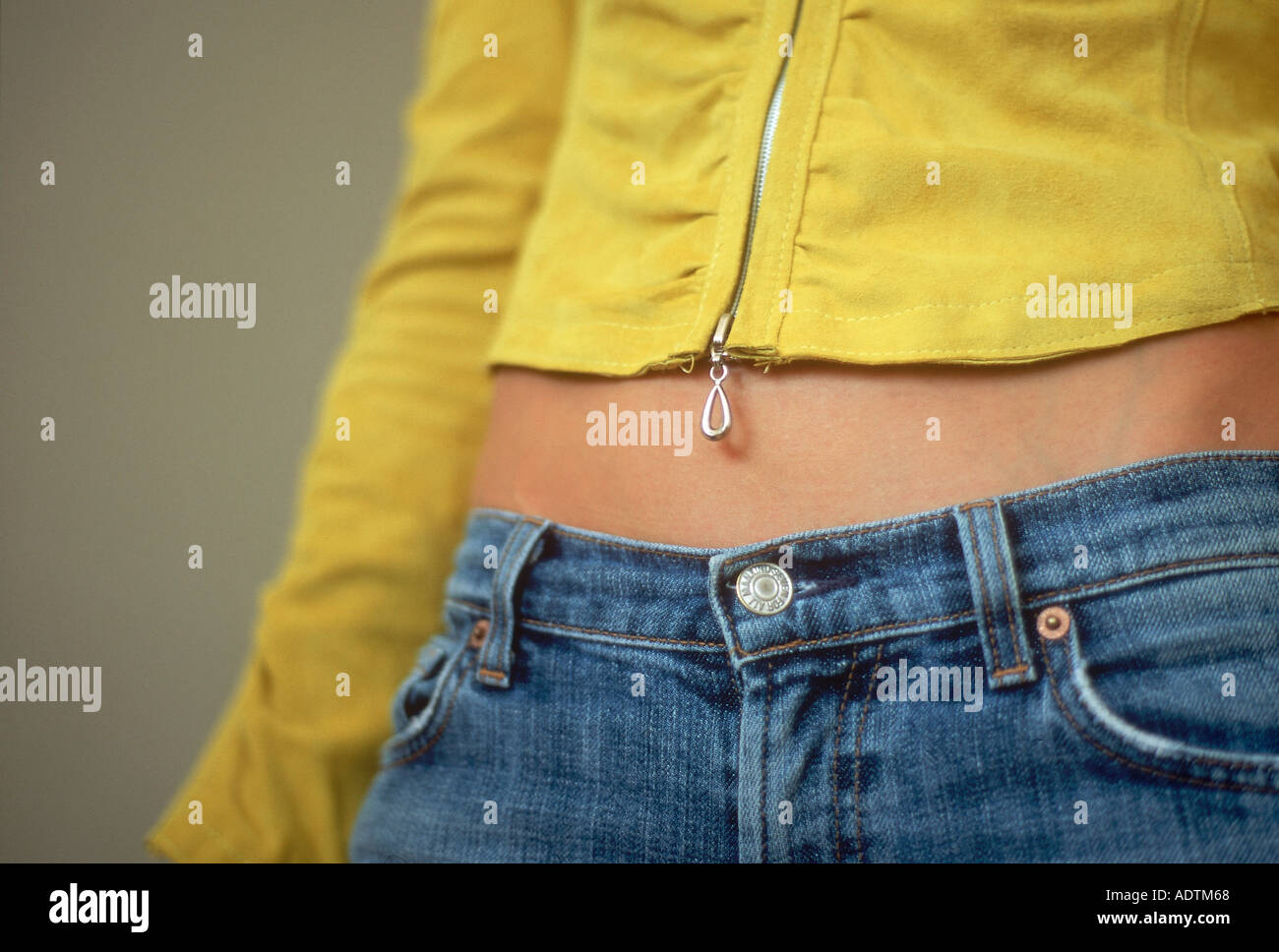Girl belly button hi-res stock photography and images - Alamy