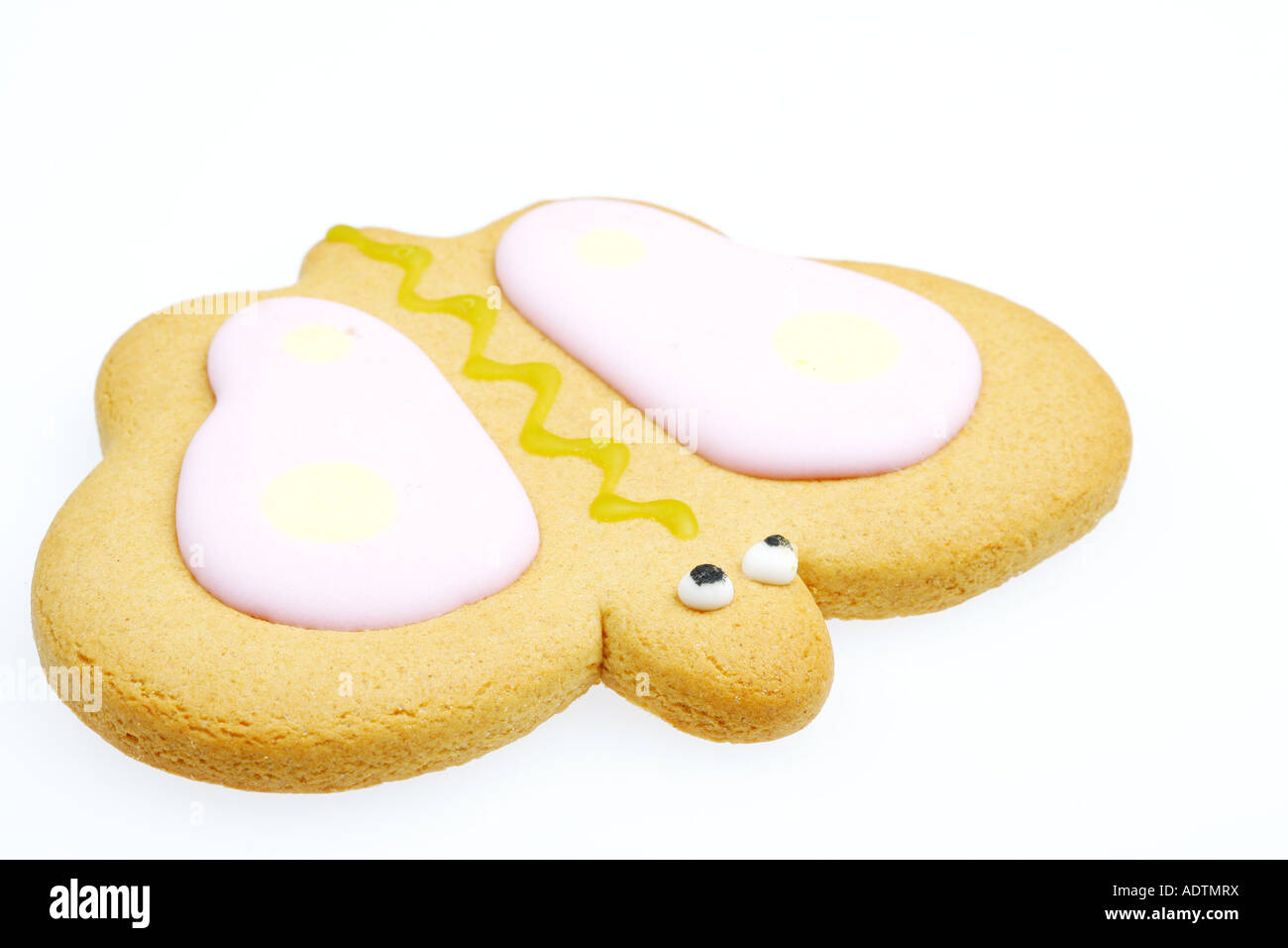 Gingerbread Butterfly Biscuit Stock Photo - Alamy