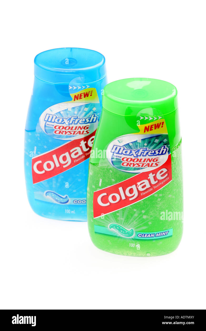 Toothpaste dental colgate maxifresh hi-res stock photography and images ...