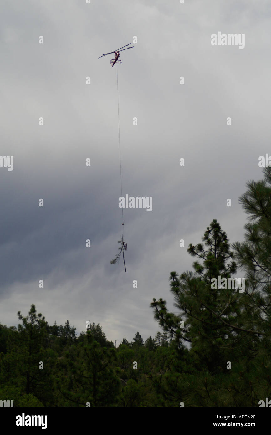 Helicopter logging hi-res stock photography and images - Alamy