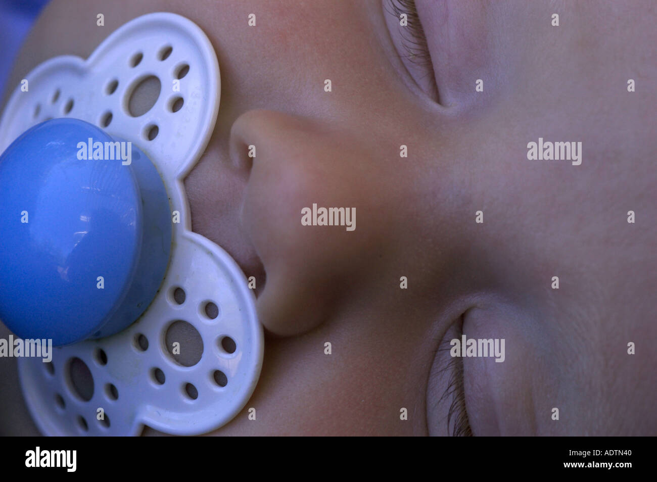 baby with pacicfier Stock Photo - Alamy
