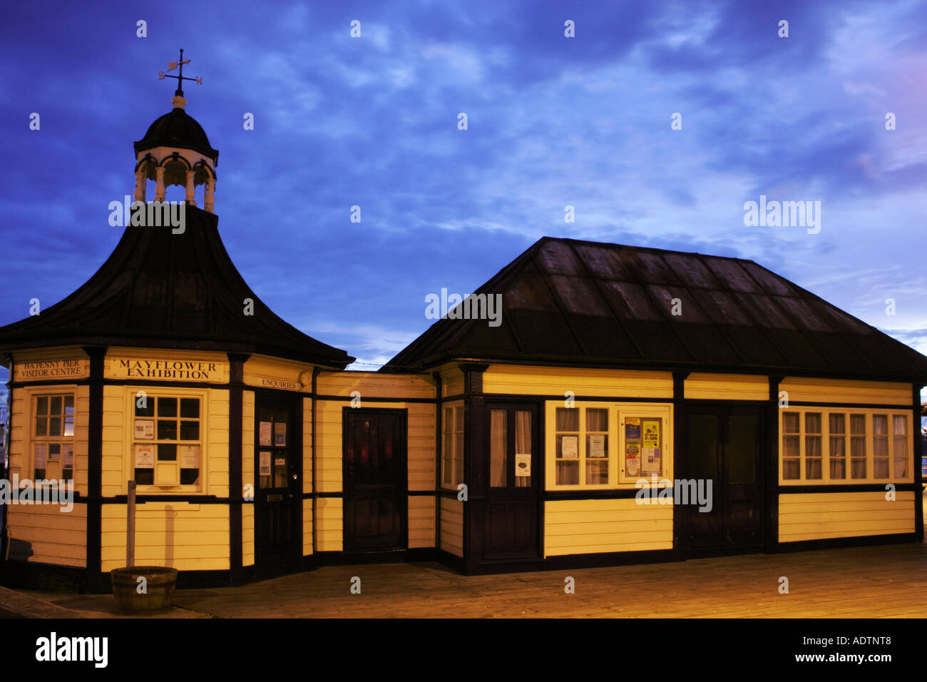 Victorian Ticket Office on Ha'penny Pier Old Harwich Stock Photo - Alamy