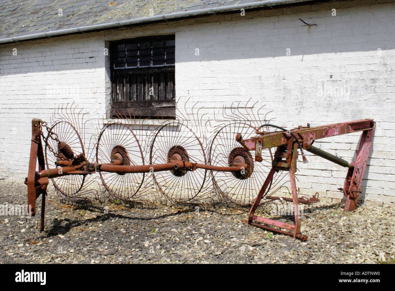 Lely Vicon Acrobat Hay Turner Stock Photo - Alamy