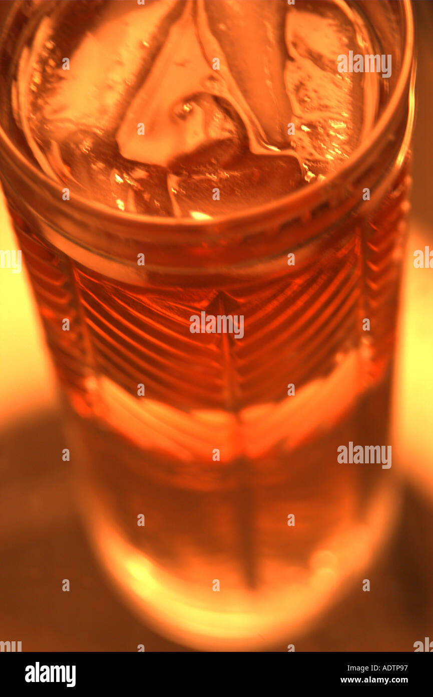 Glass of alcohol Stock Photo - Alamy