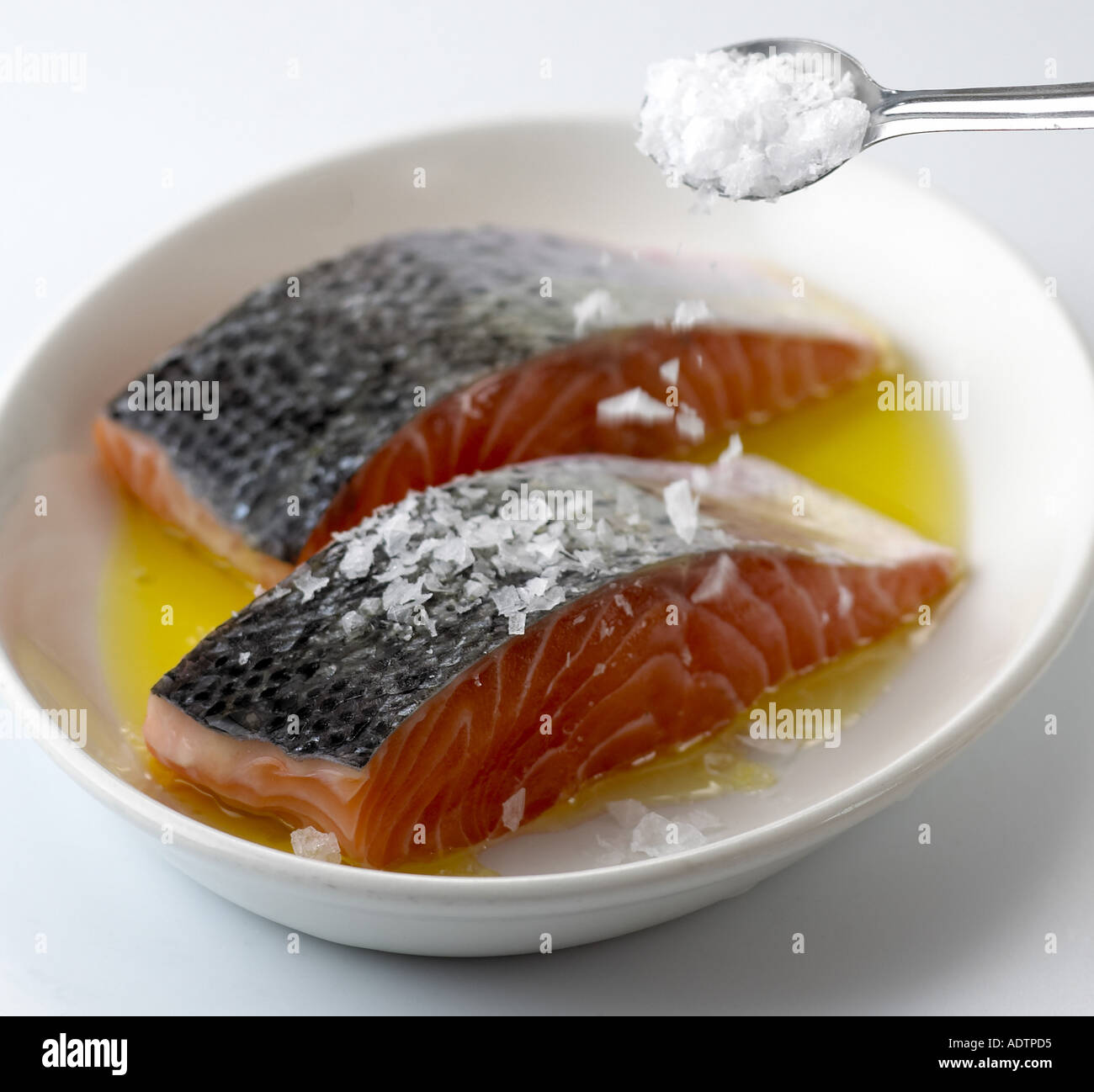 Salmon presented hi-res stock photography and images - Alamy
