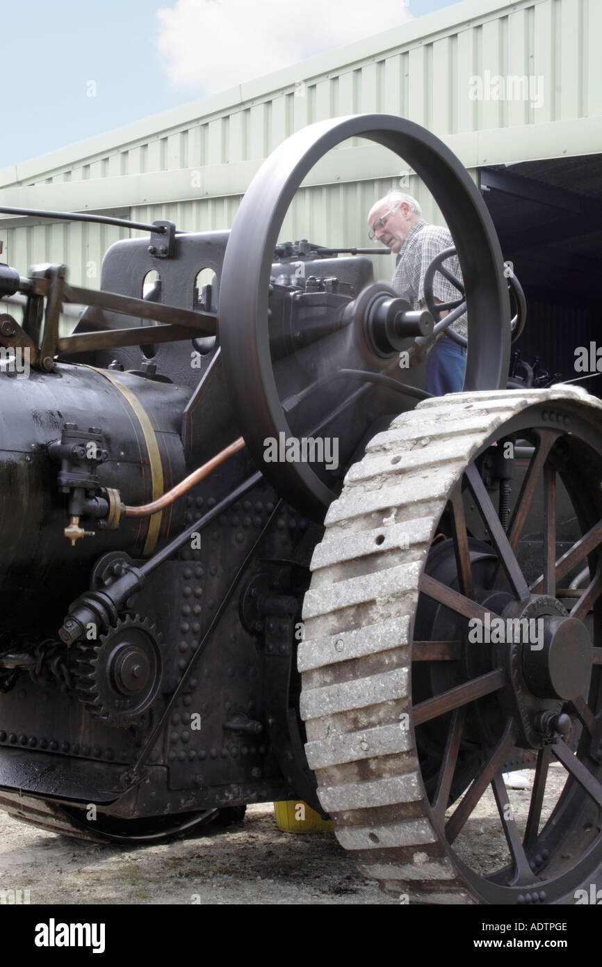 Working Traction Engine Stock Photo - Alamy