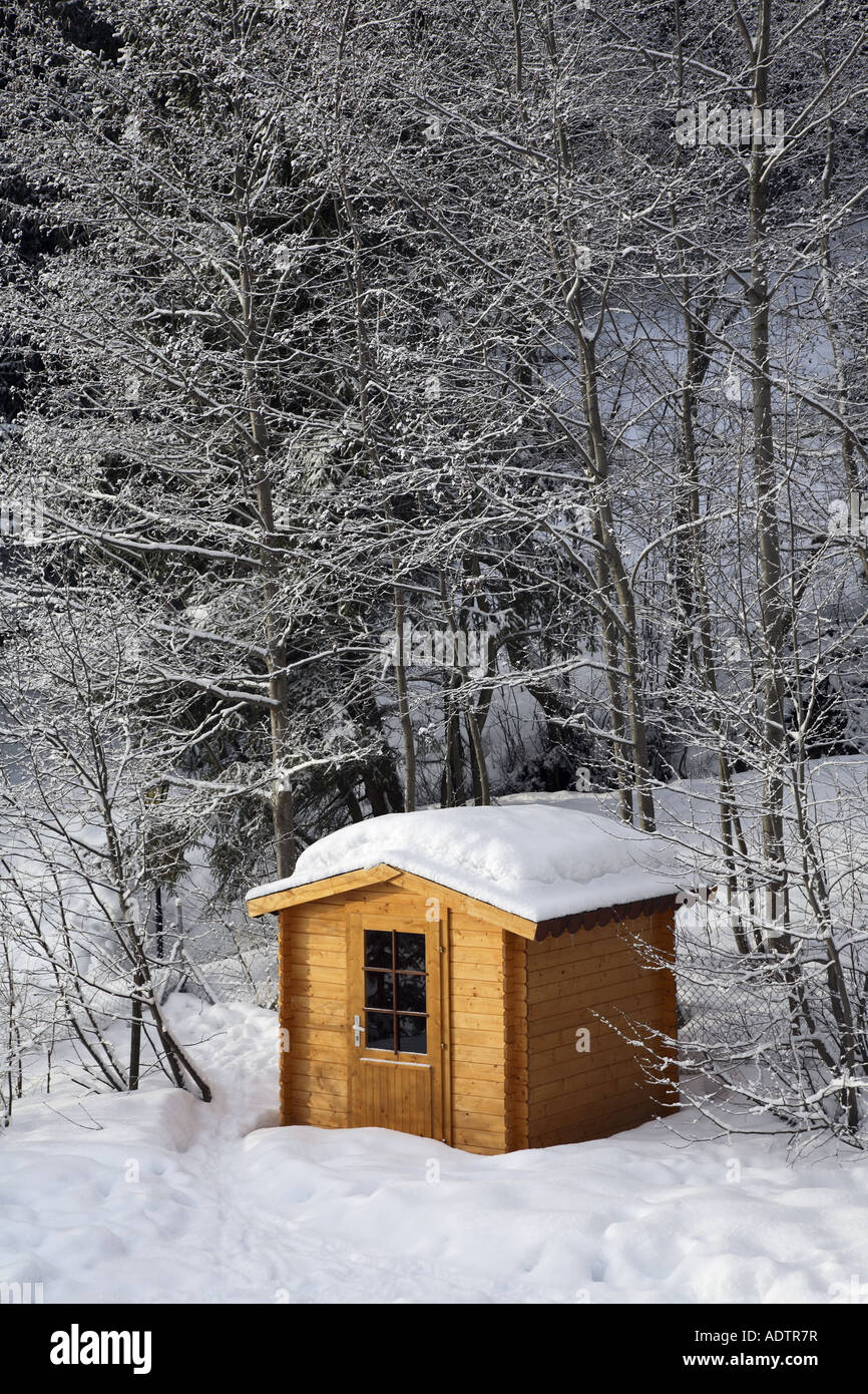 Swiss alps mountain shed snow hi-res stock photography and images - Alamy