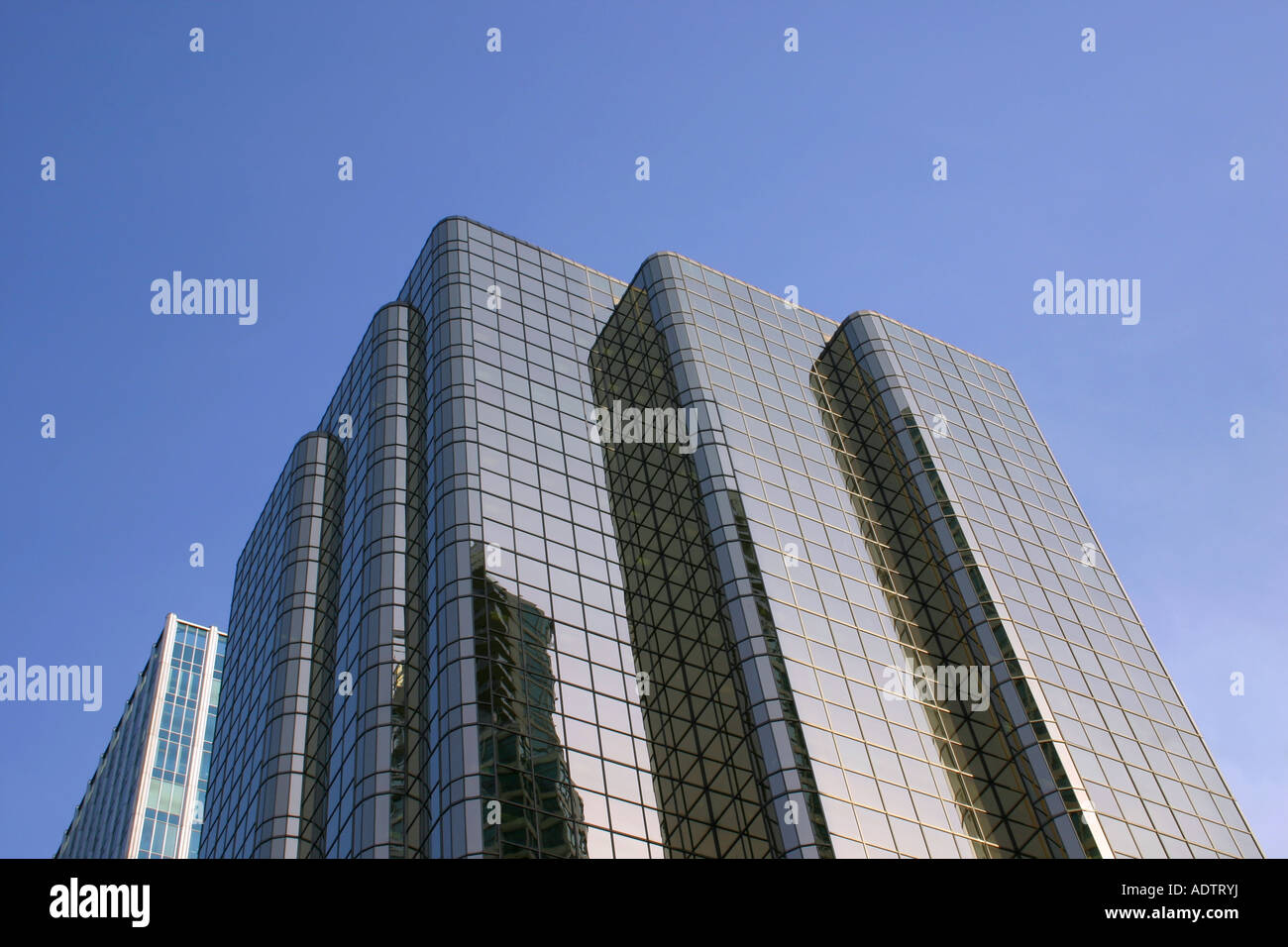 Glass high rise building, corner of Hastings St. and Thurlo St ...