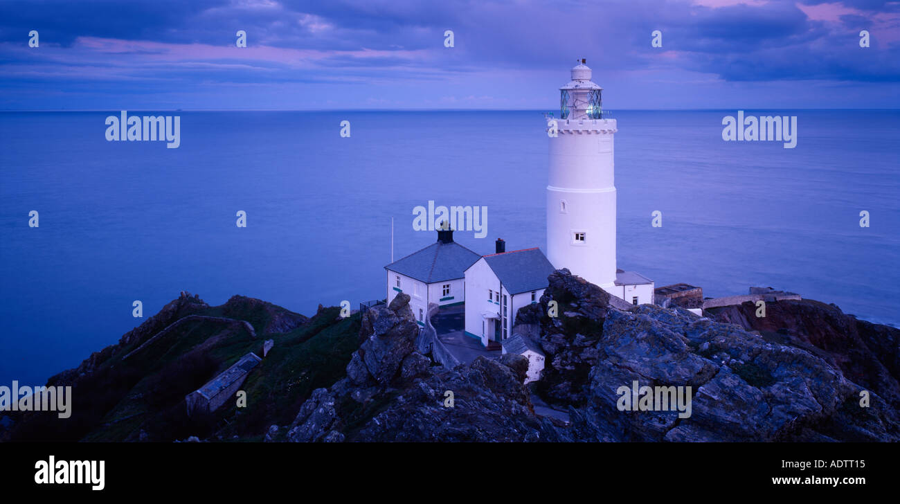 Lighthouse at Start Point Devon UK Stock Photo - Alamy