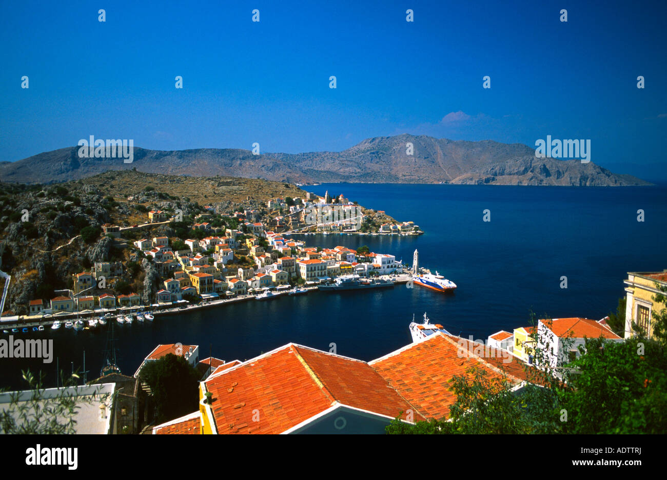 Symi greece typical greek hi-res stock photography and images - Alamy