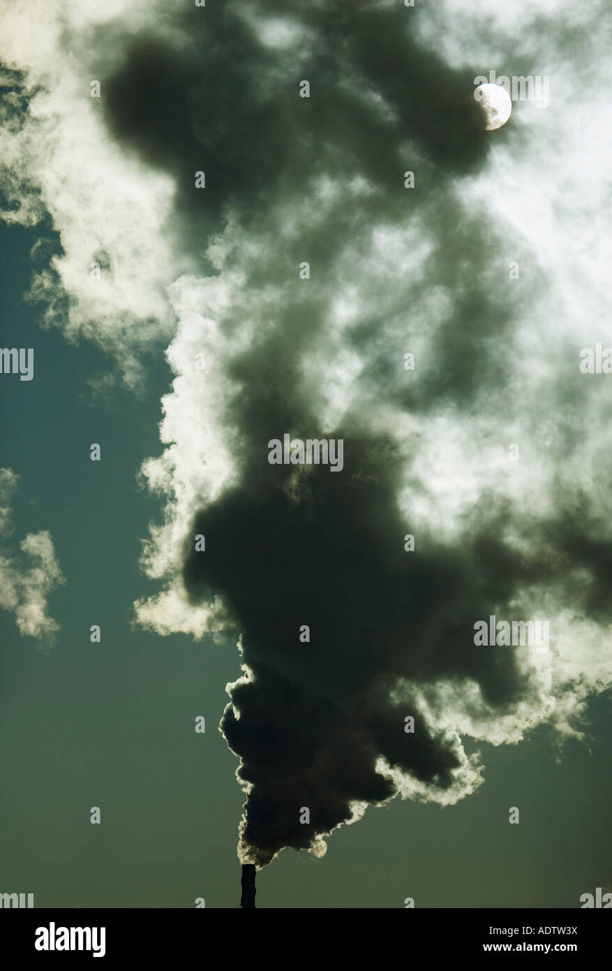 Smoke from factory Stock Photo - Alamy