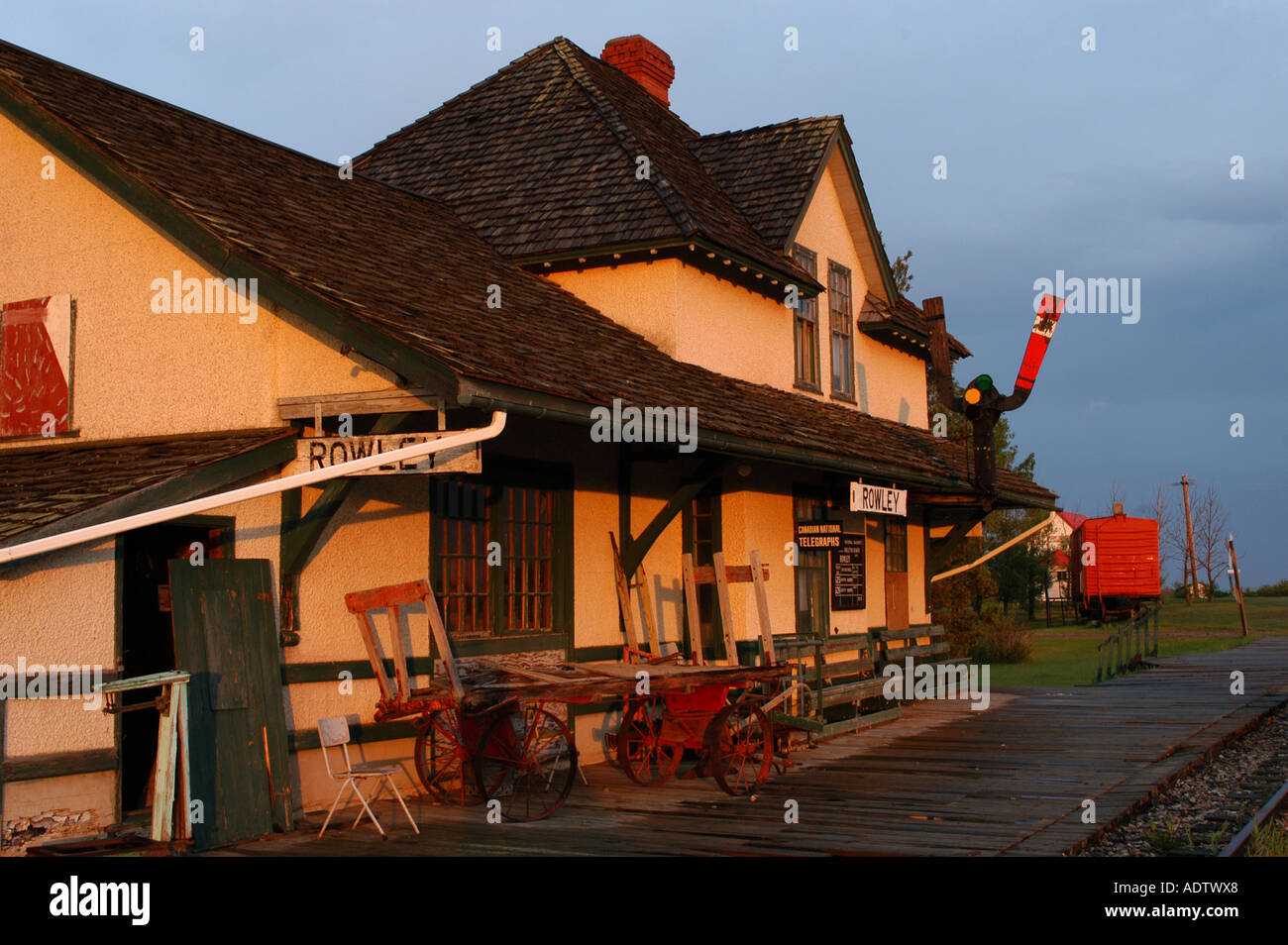 Rowley Train Station Stock Photo - Alamy
