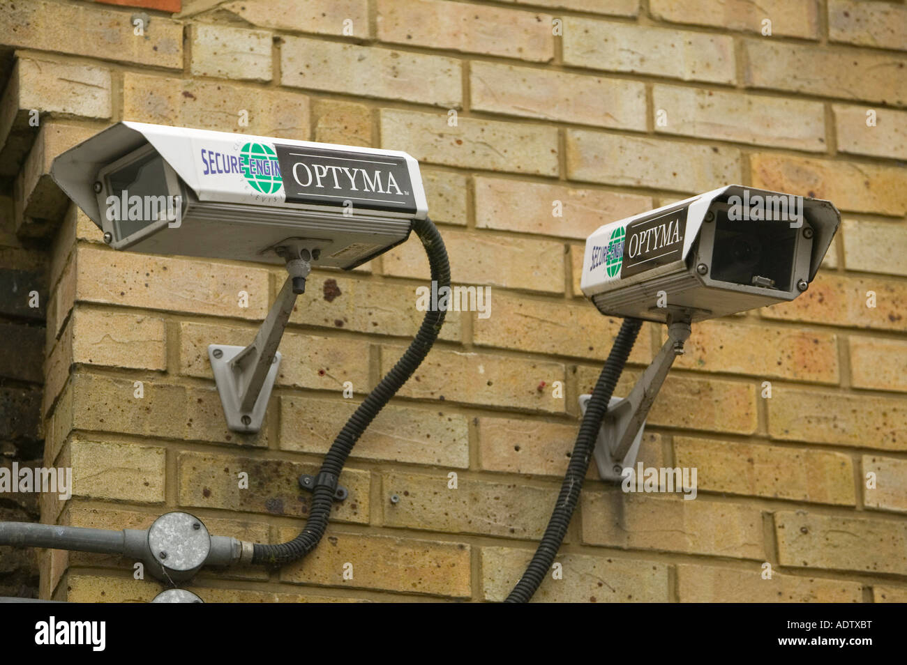 CCTV at a train station in London Stock Photo - Alamy