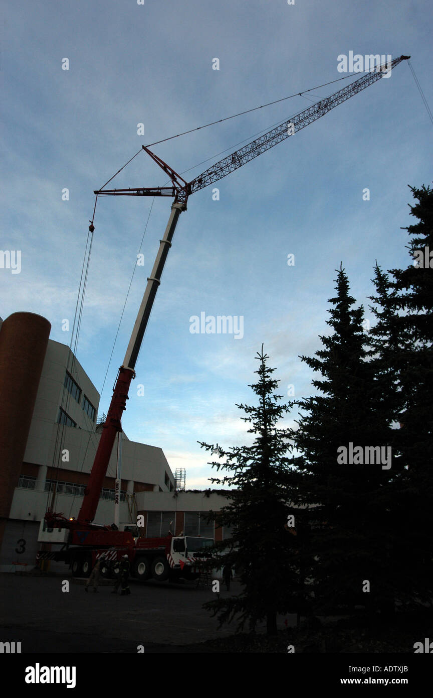 A Very Large Working Crain Stock Photo - Alamy