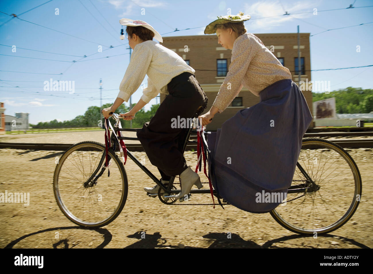 Bicycle built for two Stock Photo - Alamy