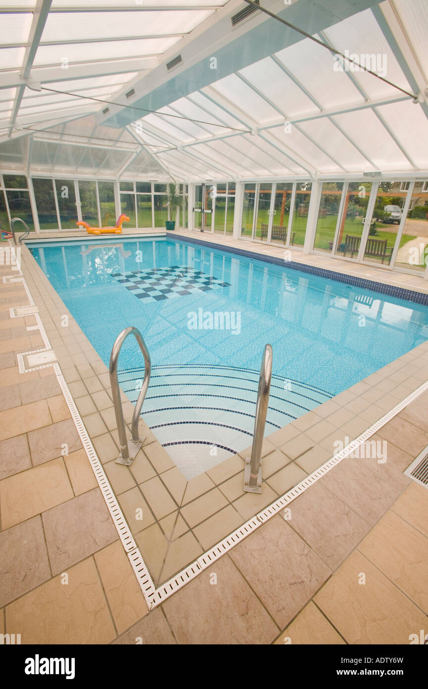 an indoor swimming pool, UK Stock Photo - Alamy