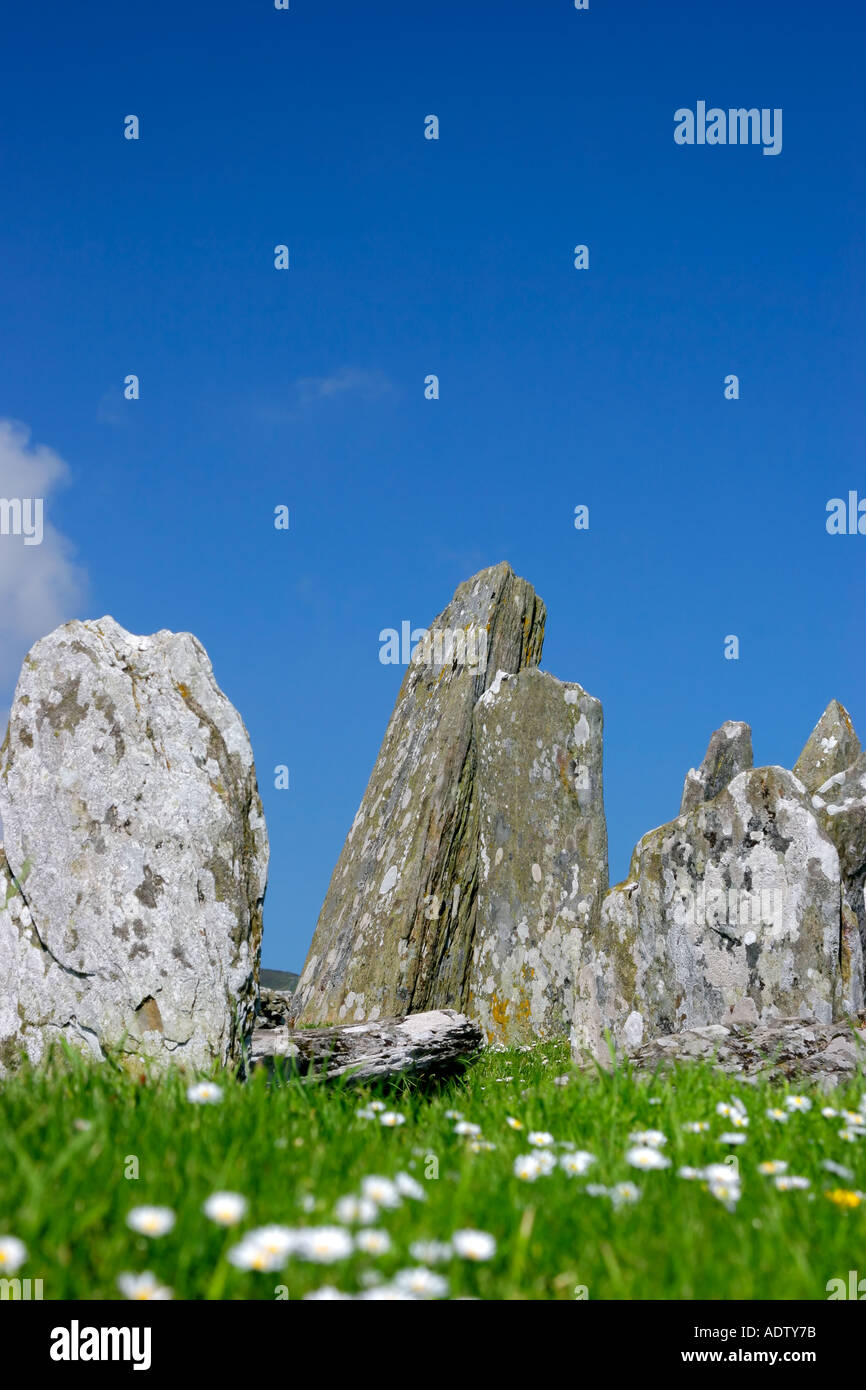 Cairnholy standing stones in Dumfries and Galloway in Scotland Stock ...