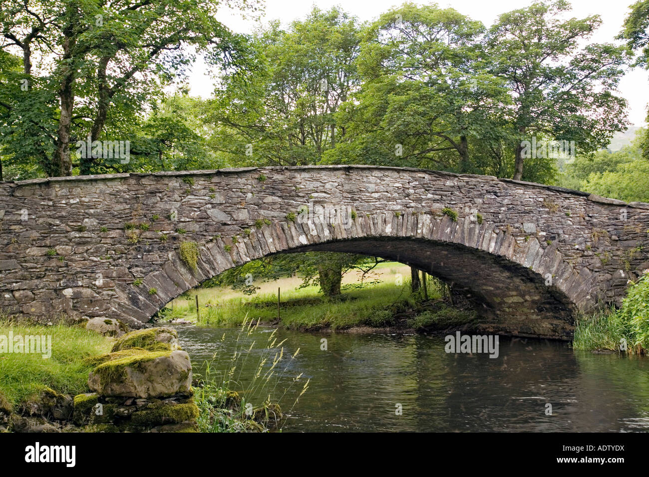Pelter Bridge River Rothay Rydal Lake District Cumbria Stock Photo - Alamy