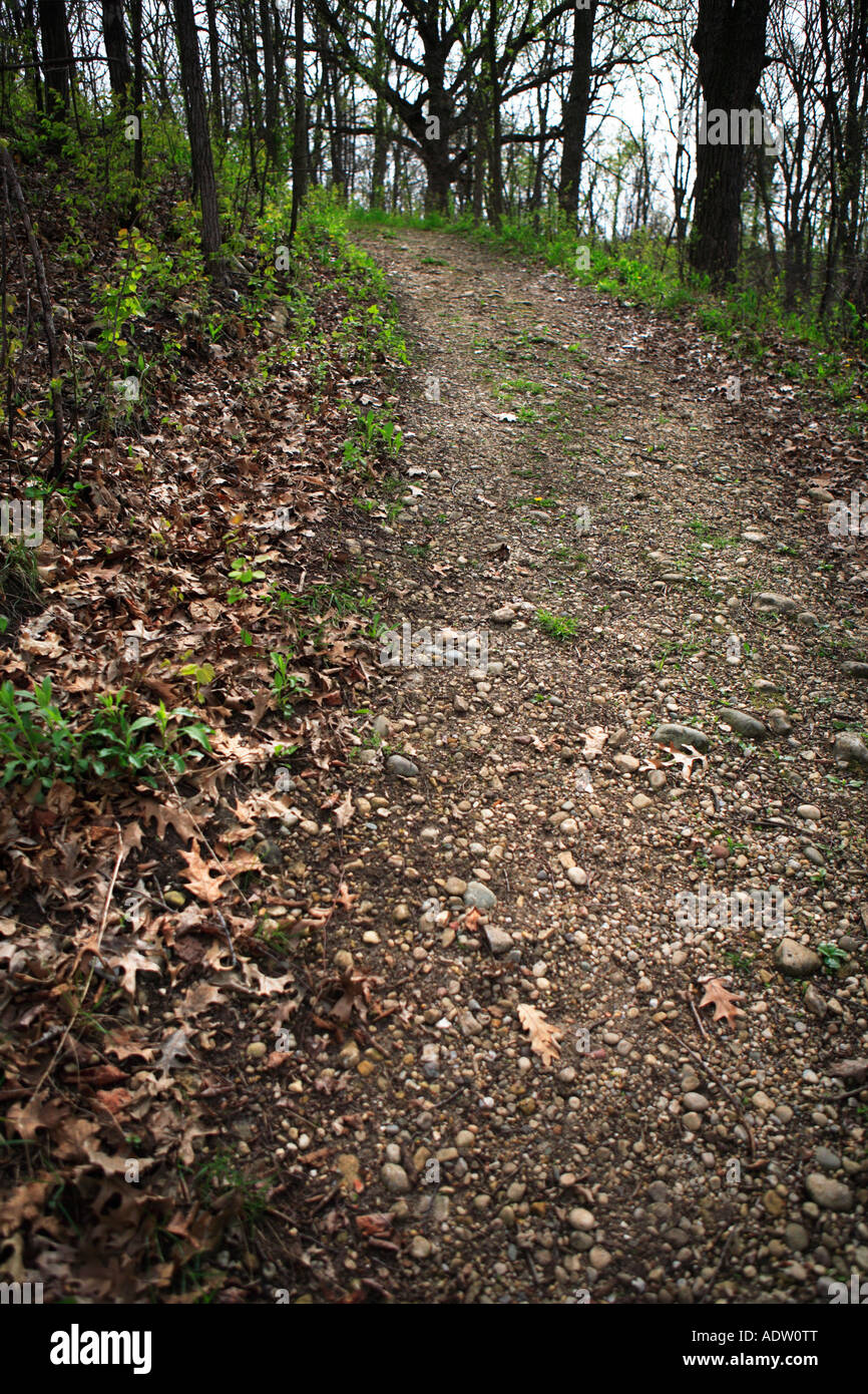ice age trail in spring kettle moraine state forest south unit ...