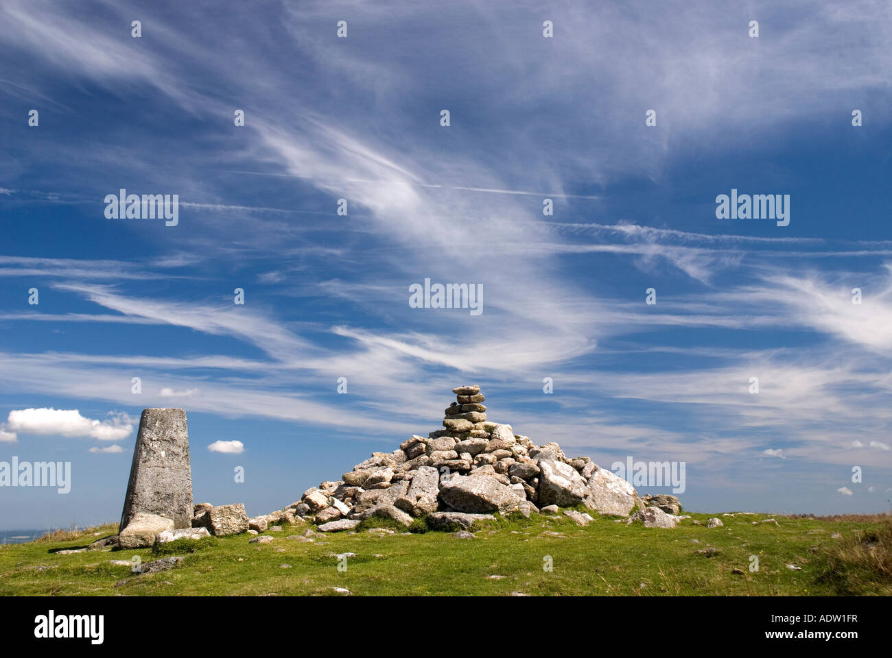 Trig stone hi-res stock photography and images - Alamy