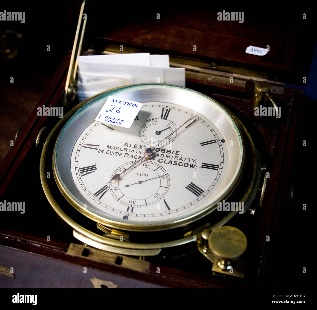 Alex Dobbie Marine Chronometer Stock Photo - Alamy