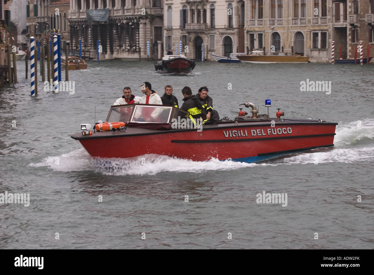 Venetian fire service Stock Photo - Alamy