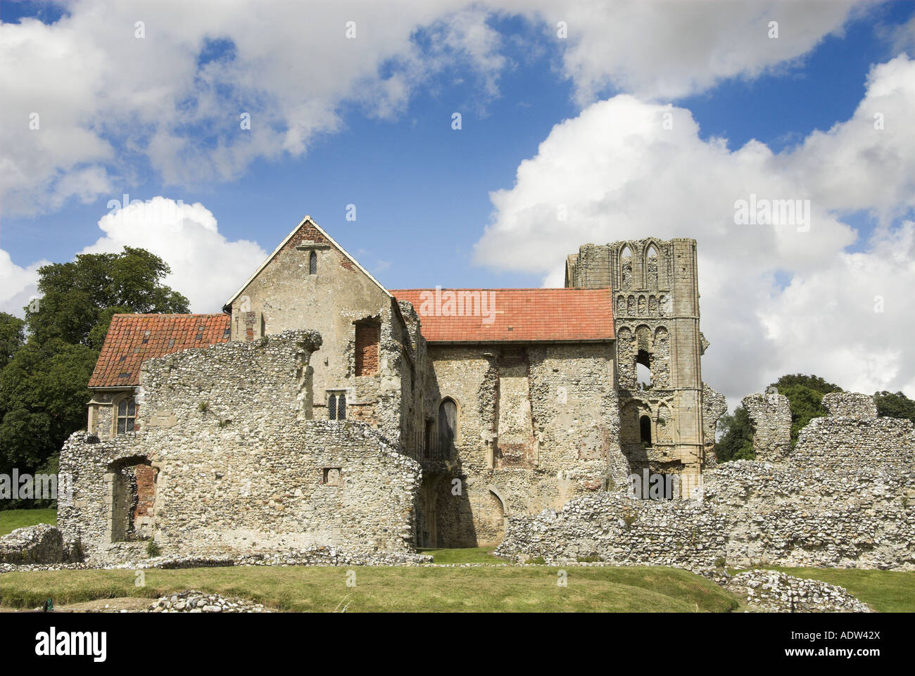The Priory ruins at Castle Acre Norfolk England Stock Photo - Alamy