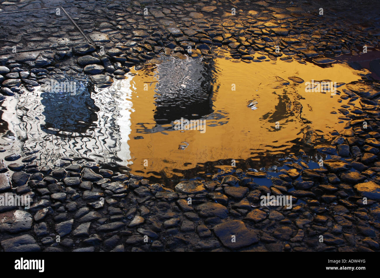 Antigua wall reflections IV. Guatemala Stock Photo - Alamy