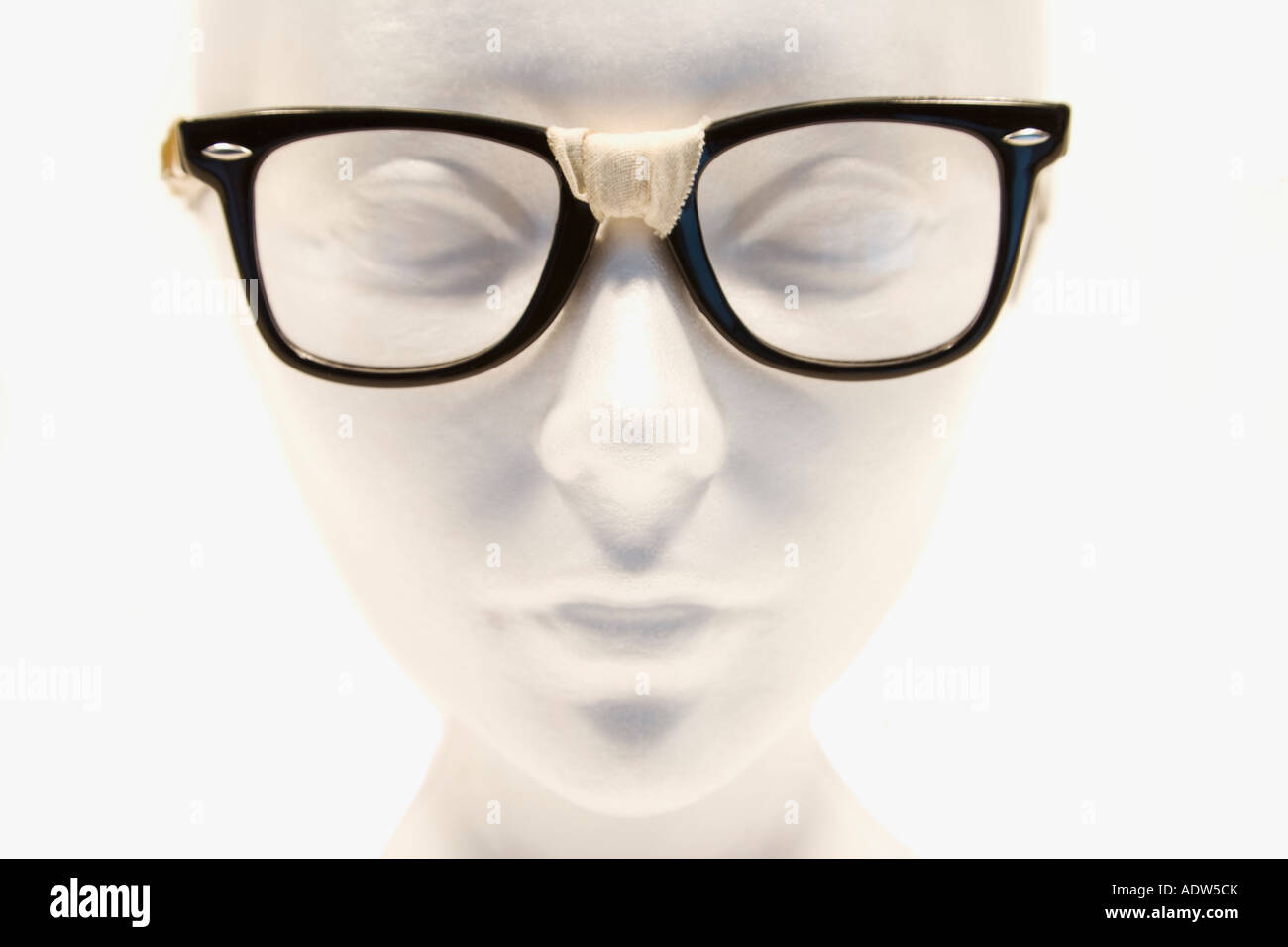 Taped glasses hi-res stock photography and images - Alamy