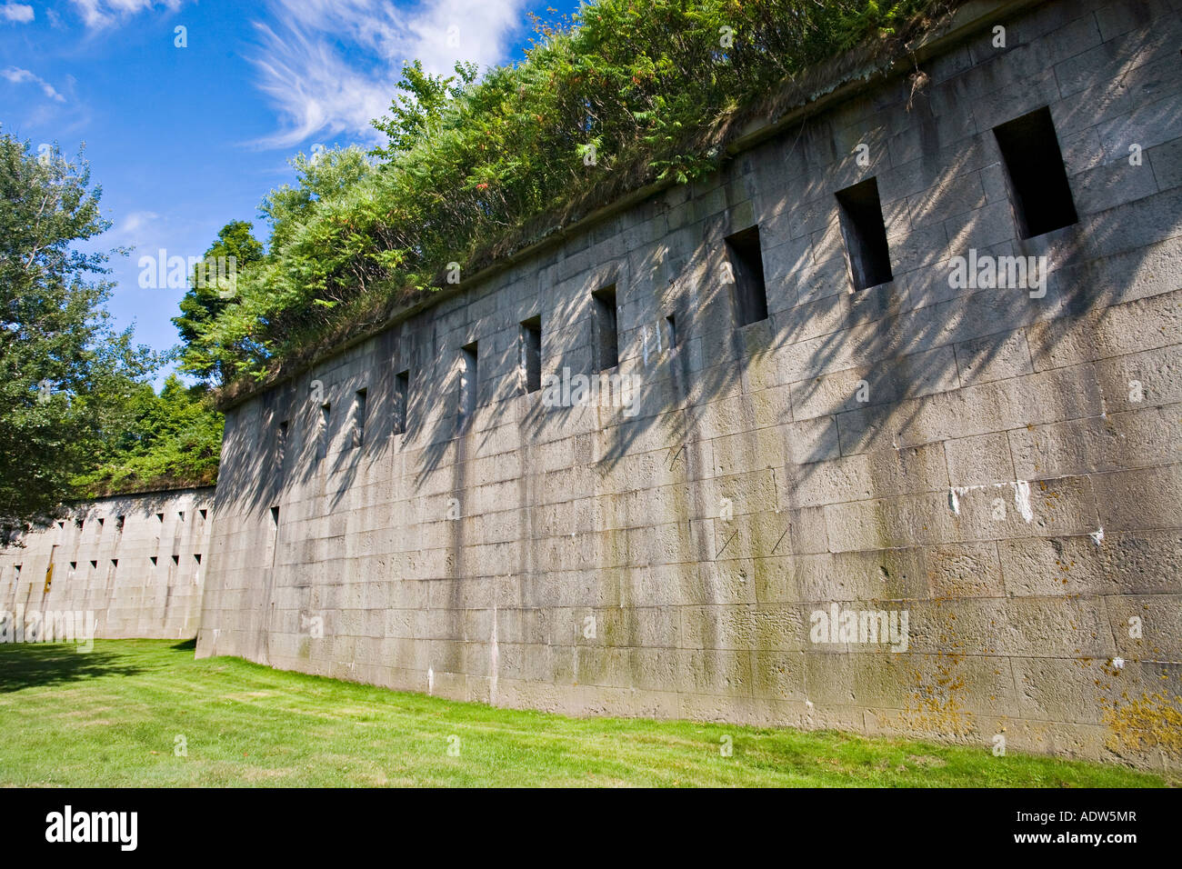 Fort Warren, Georges Island, Massachusetts, USA Stock Photo - Alamy