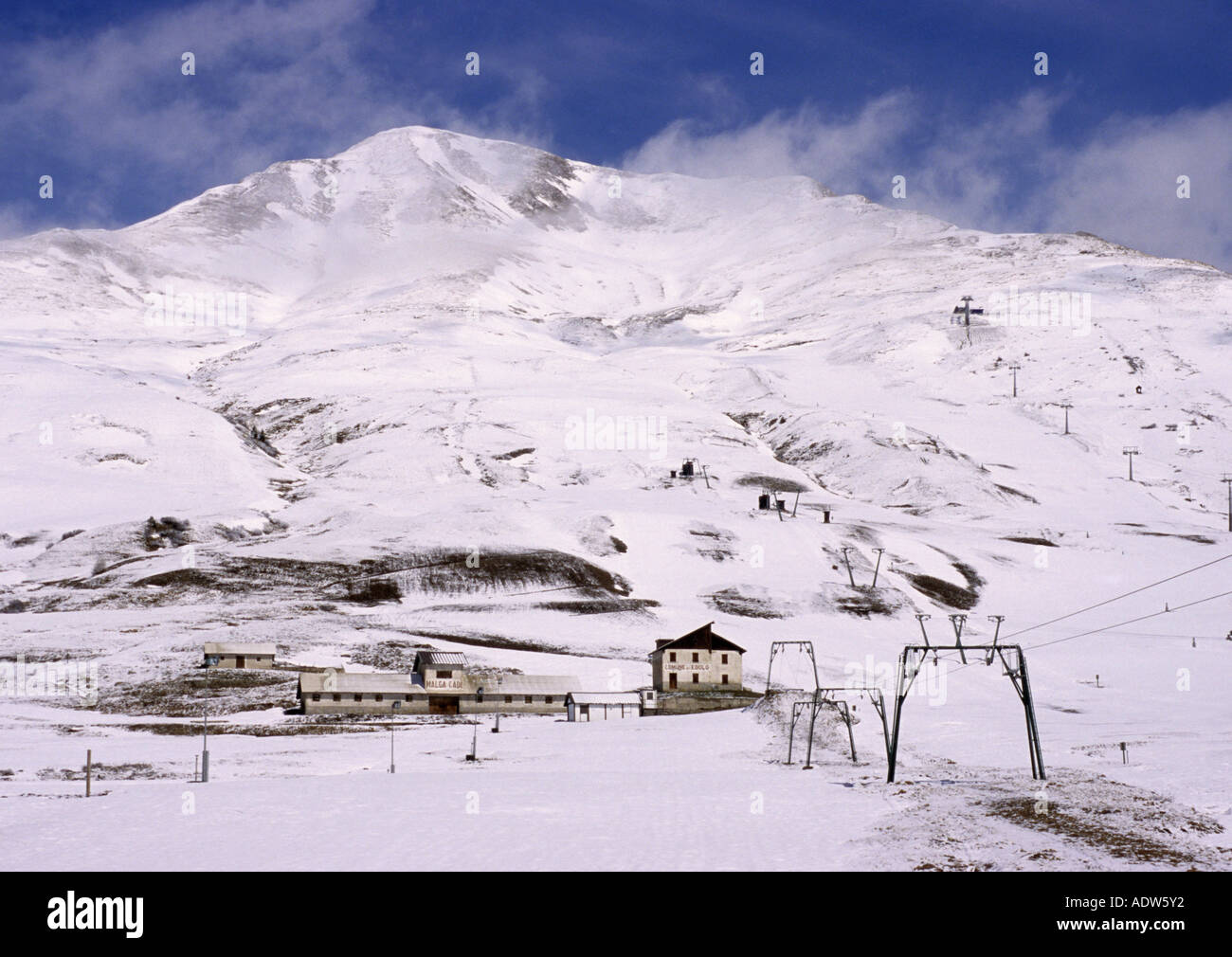 Passo del Tonale ski resort Lombardy Italian Alps Italy Stock Photo - Alamy